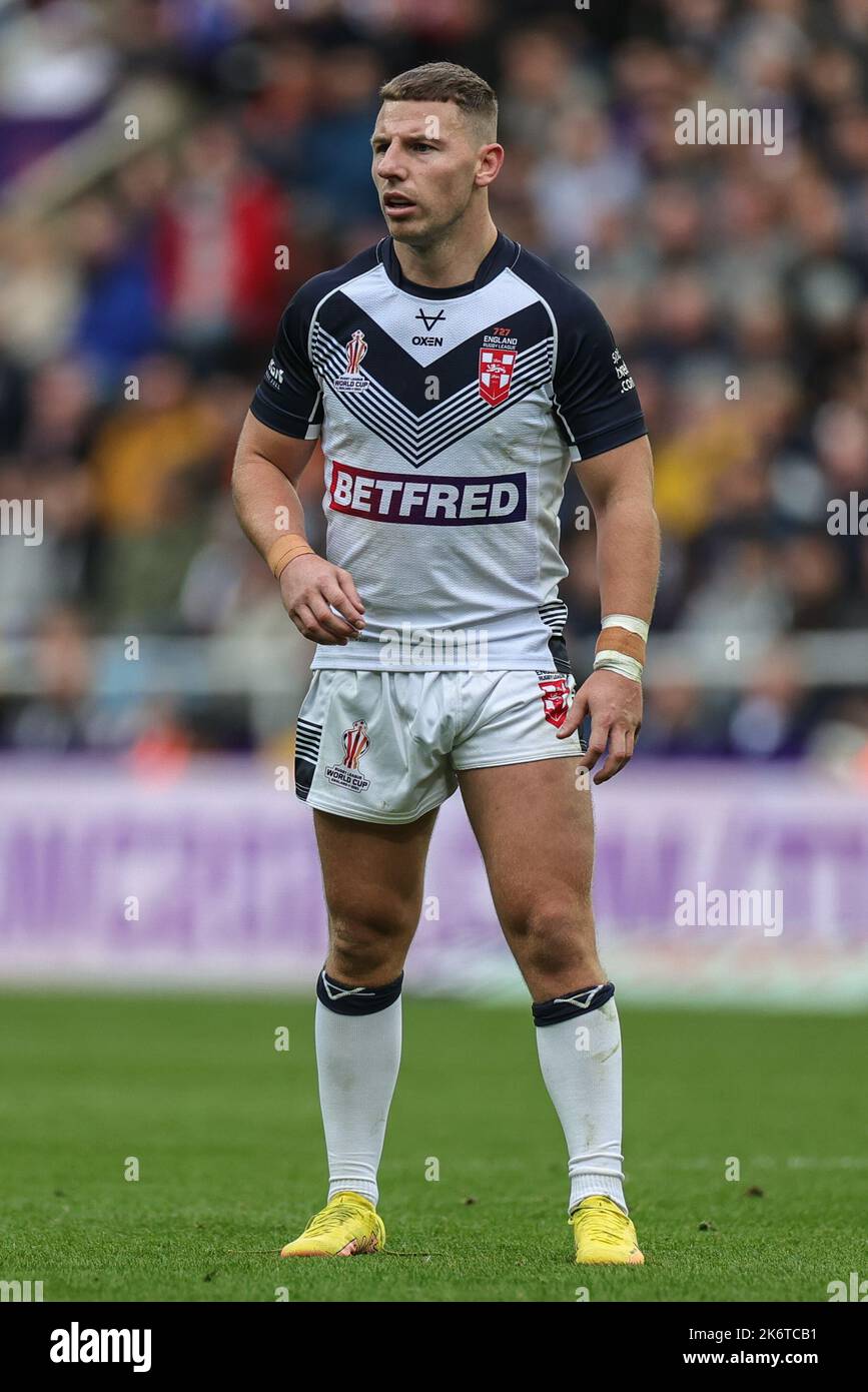 George Williams of England during the Rugby League World Cup 2021 match ...