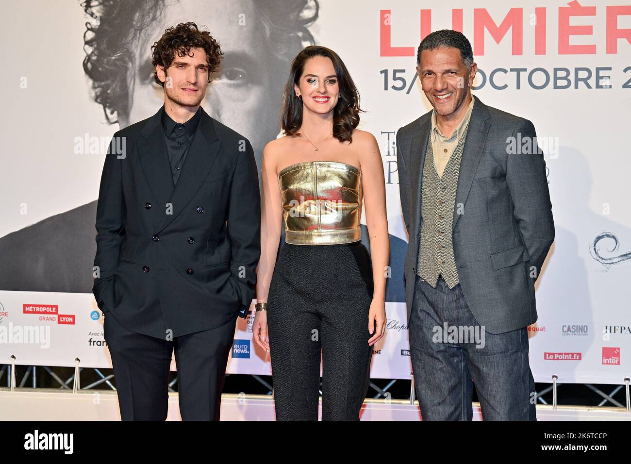 Louis Garrel, Noemie Merlant, Roschdy Zem attends the Opening Ceremony ...