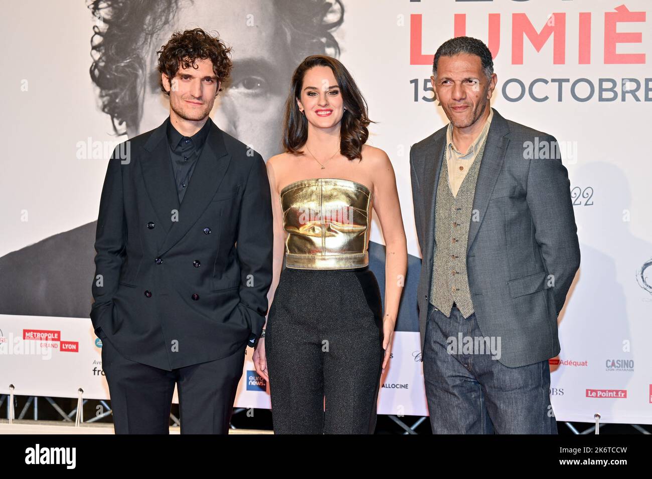 Louis Garrel, Noemie Merlant, Roschdy Zem attends the Opening Ceremony ...
