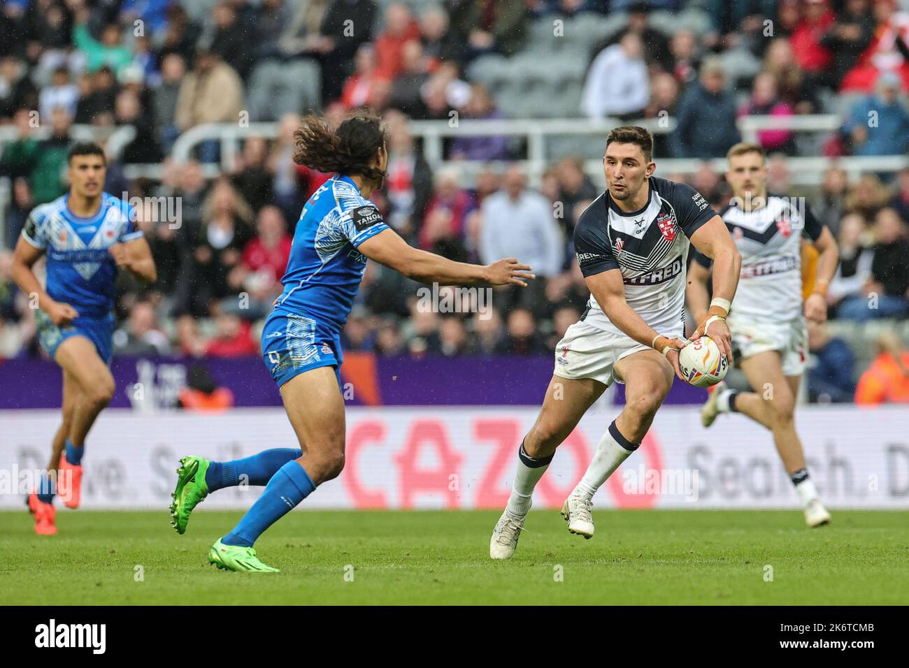 Victor Radley of England during the Rugby League World Cup 2021 match ...