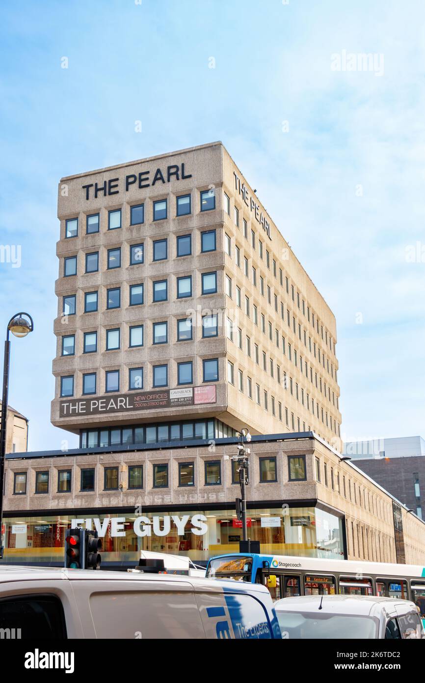 the pearl assurance brutalist and modernist 1970s building in Newcastle ...