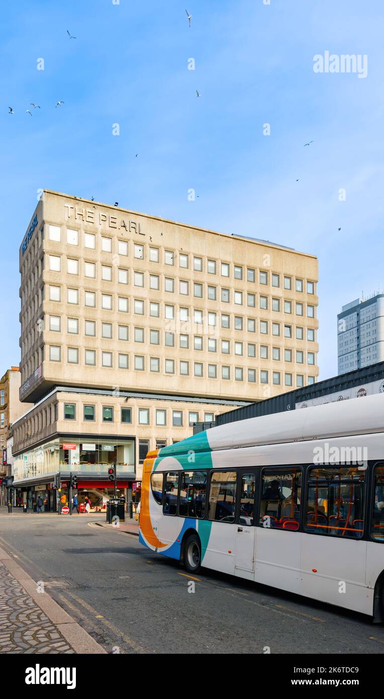 the pearl assurance brutalist and modernist 1970s building in Newcastle ...