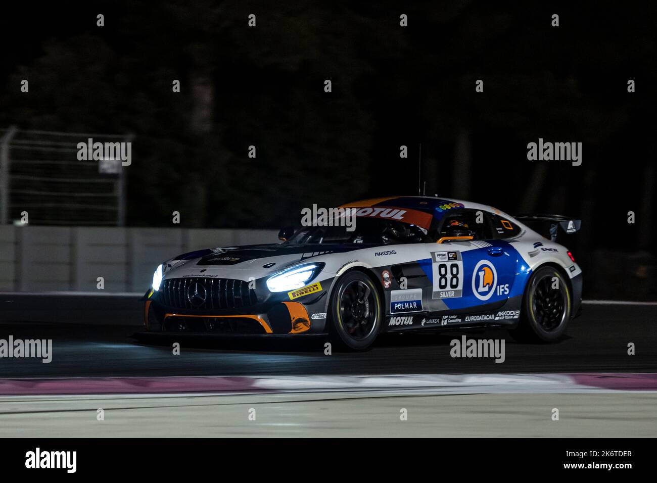 Le Castellet, France. 15th Oct, 2022. 88 DROUET Thomas, EVRARD Paul, AKKODIS ASP Team, Mercedes ...