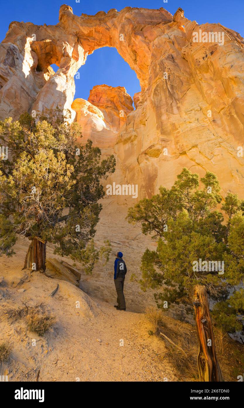 Beautiful Grosvenor arch in Utah, USA Stock Photo - Alamy
