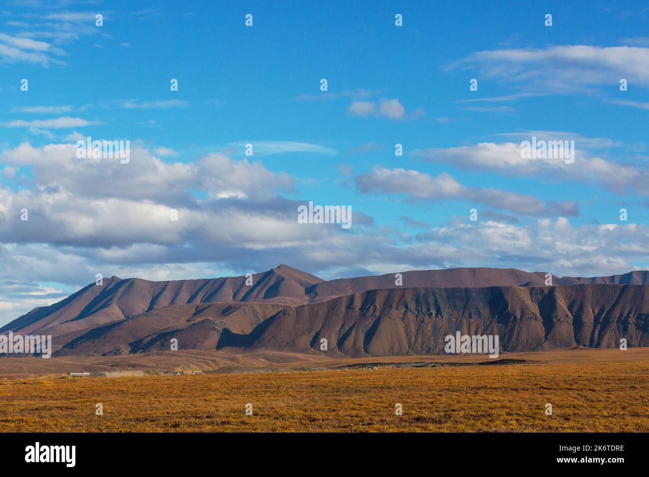 Tundra landscapes above Arctic circle Stock Photo - Alamy