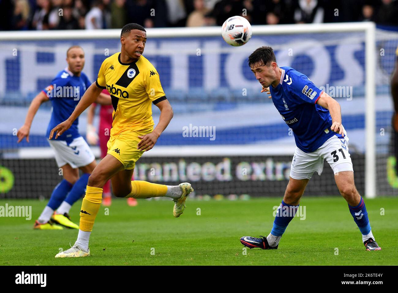 during the FA Cup 4th Qualifying Round match between Oldham Athletic ...