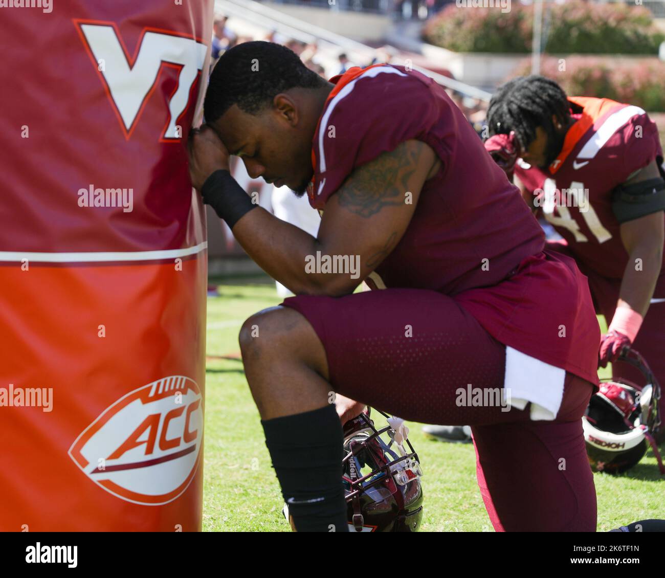 Blacksburg, Virginia, USA. 22nd Sep, 2022. Virginia Tech Hokies running ...