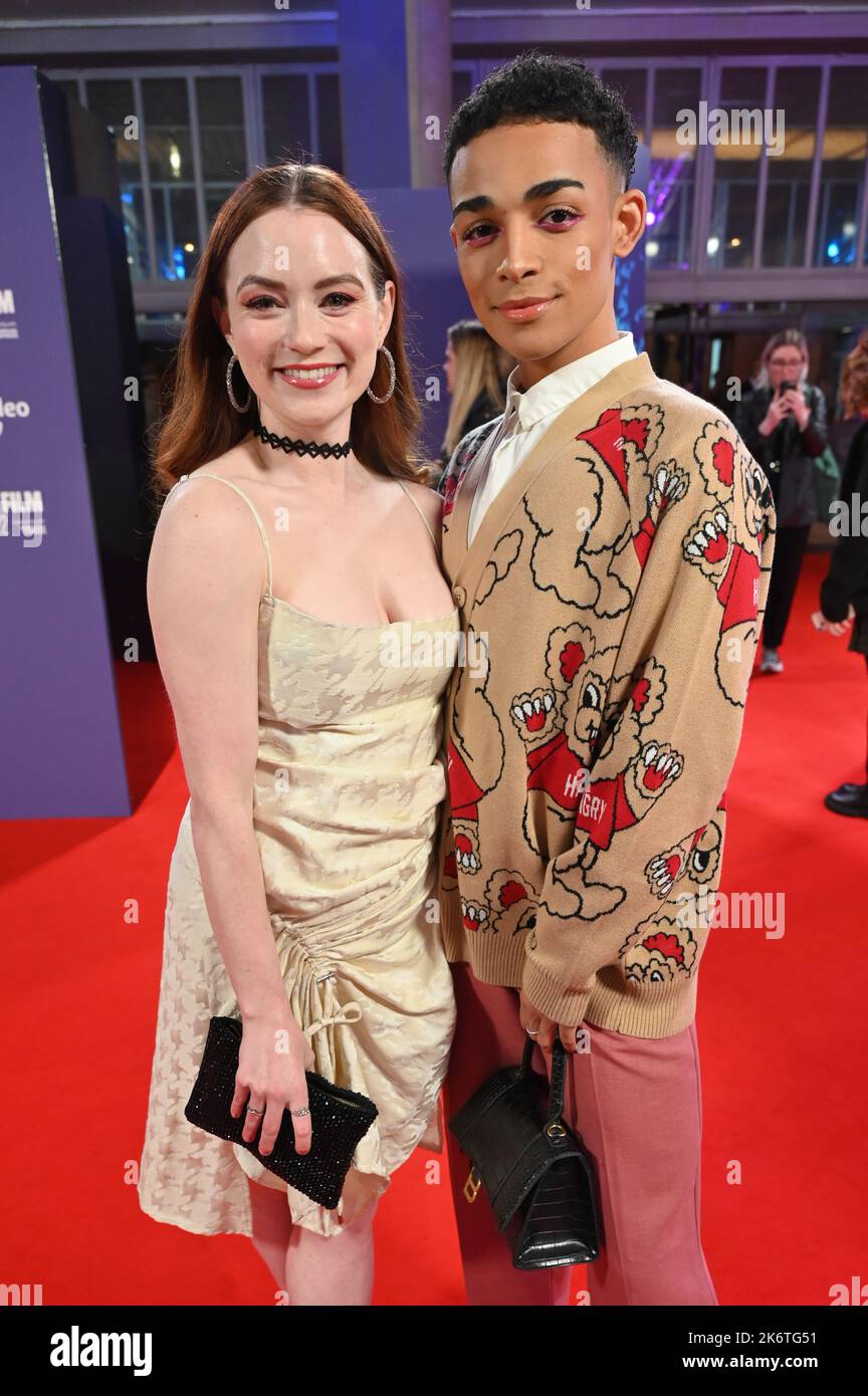 London, UK. 15th Oct, 2022. Christina Bennington and Alex Thomas Smith ...