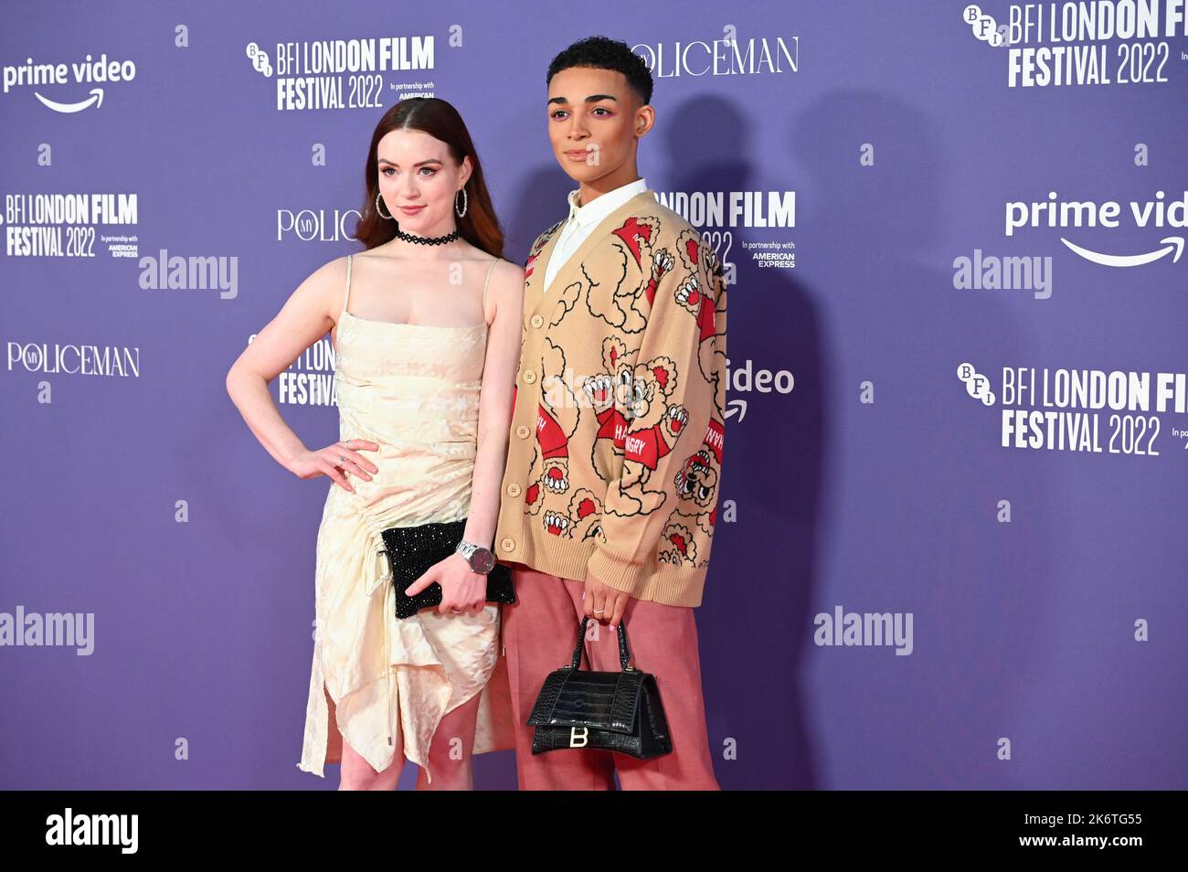 London, UK. 15th Oct, 2022. Christina Bennington and Alex Thomas Smith ...