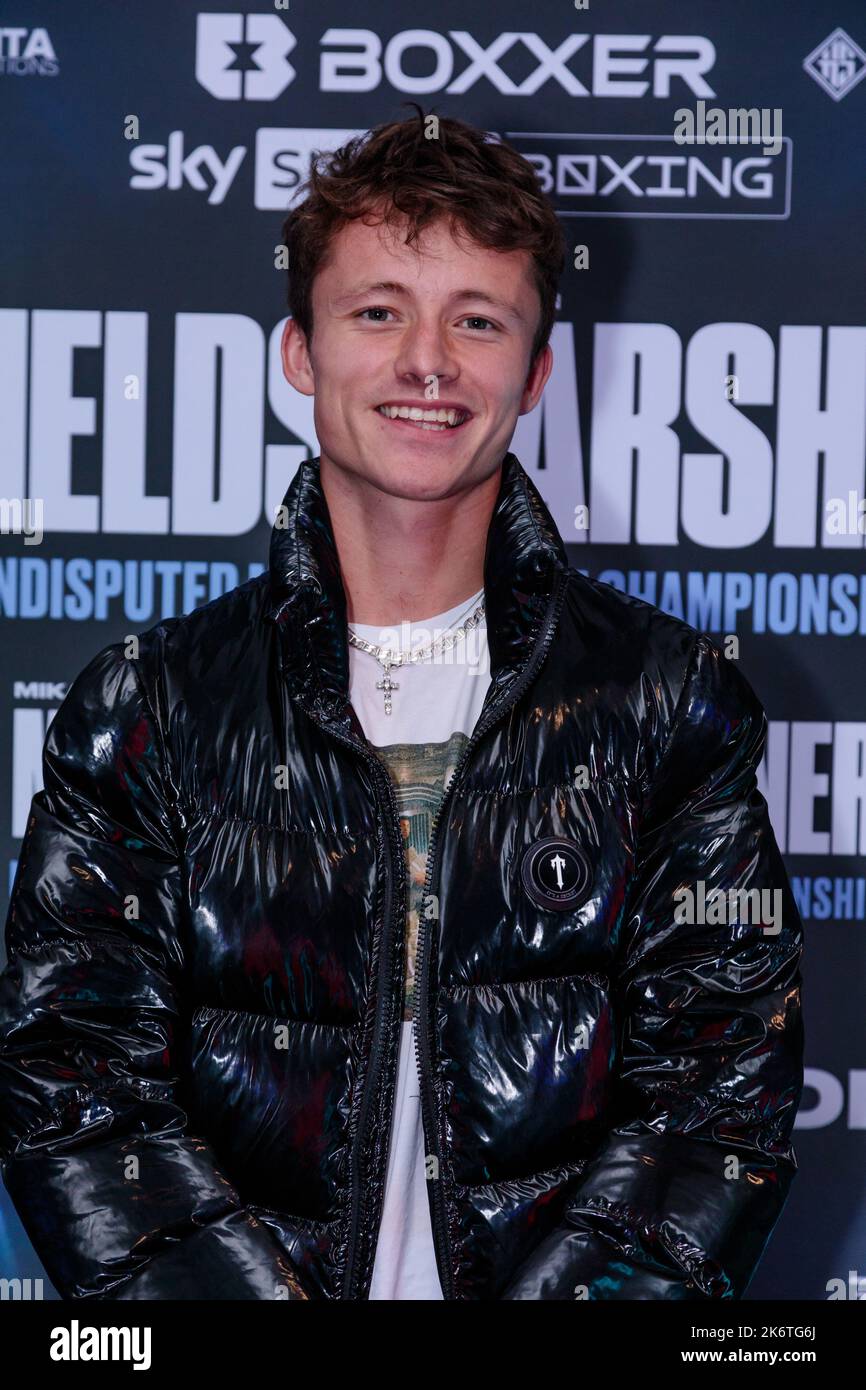 The O2, London, UK. 15th October 2022. Jack Downer arriving at The O2 ...