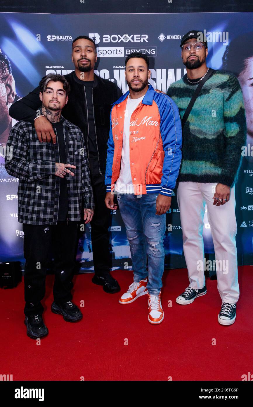 The O2, London, UK. 15th October 2022. Mitchell Craske, Jordan Banjo ...