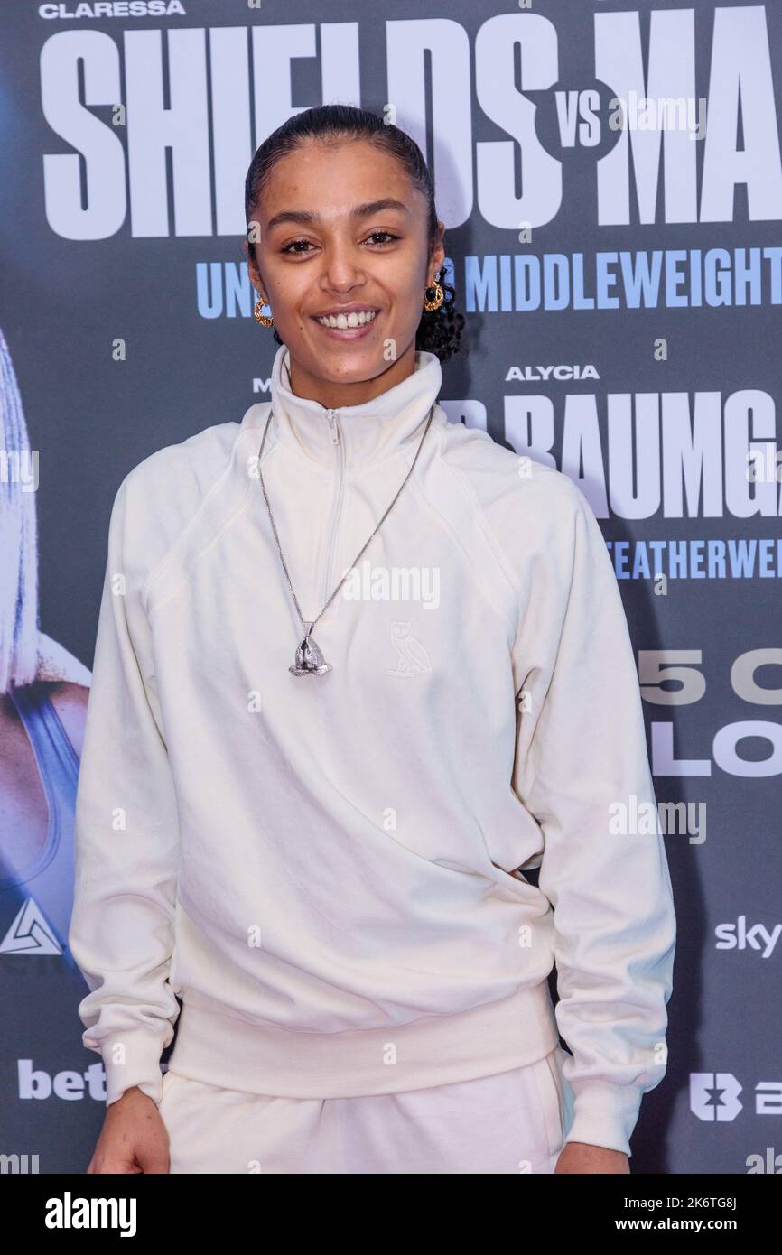 The O2, London, UK. 15th October 2022. Jasmine Jobson arriving at The ...