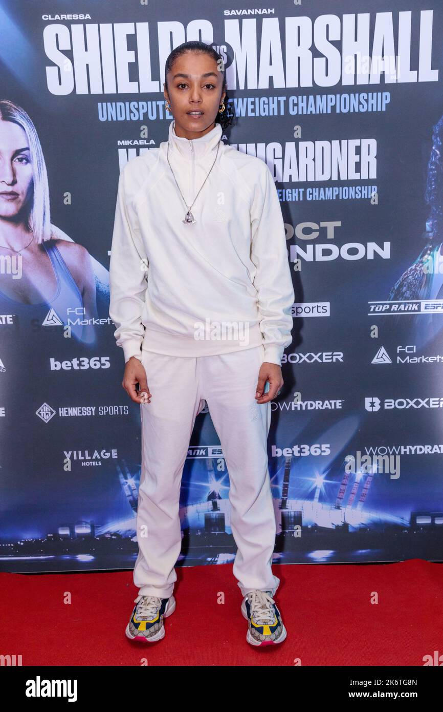 The O2, London, UK. 15th October 2022. Jasmine Jobson arriving at The ...