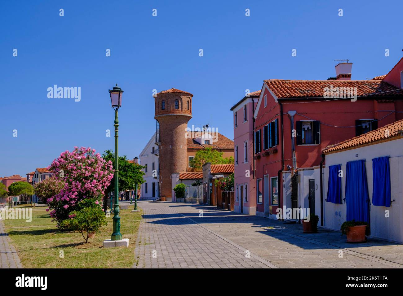 Water tower, Pellestrina, Isola Pellestrina, Venice Lagoon, near ...