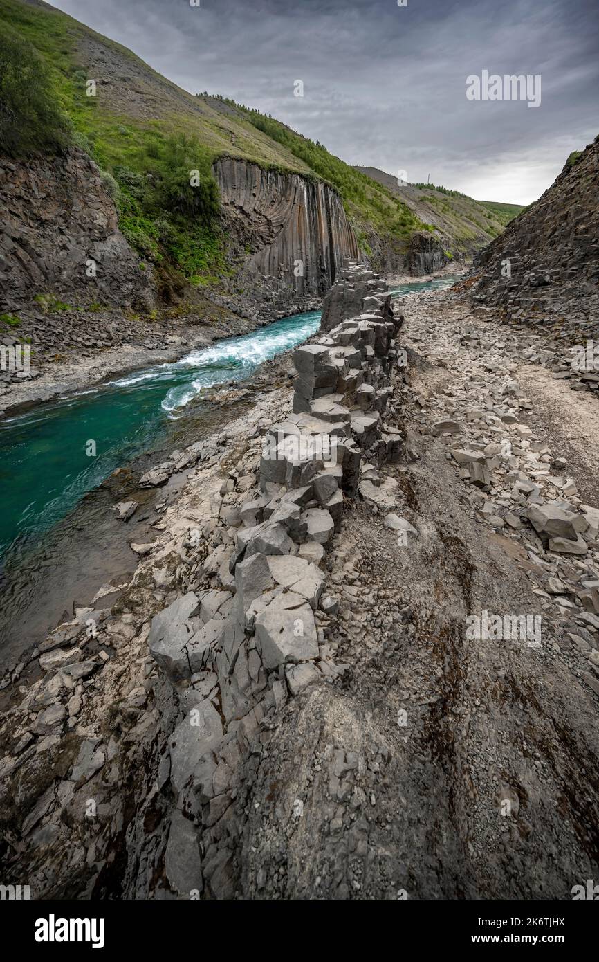 Stuolagil canyon iceland hi-res stock photography and images - Alamy