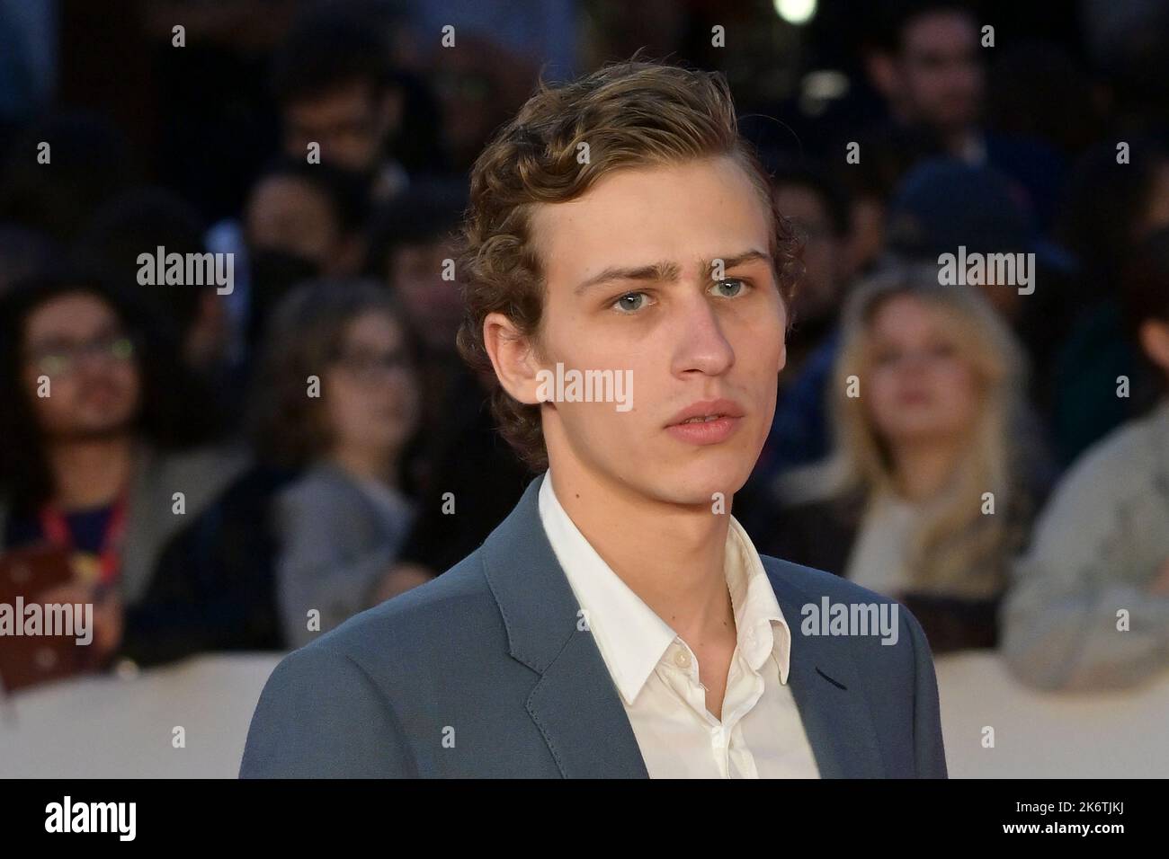 Rome, Italy. 15th Oct, 2022. Mattia Carrano attends the red carpet of ...