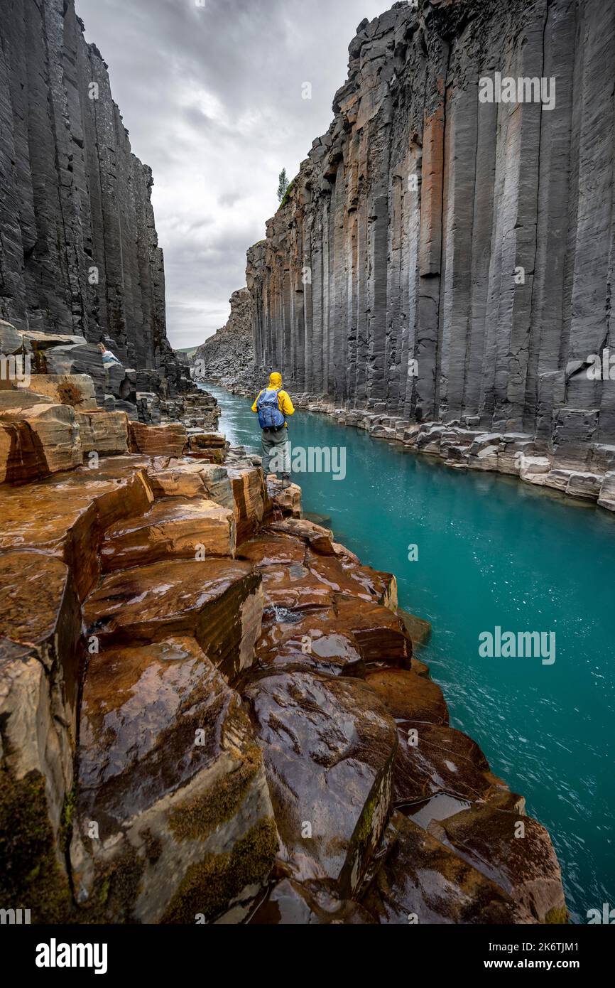 Stuolagil canyon iceland hi-res stock photography and images - Alamy