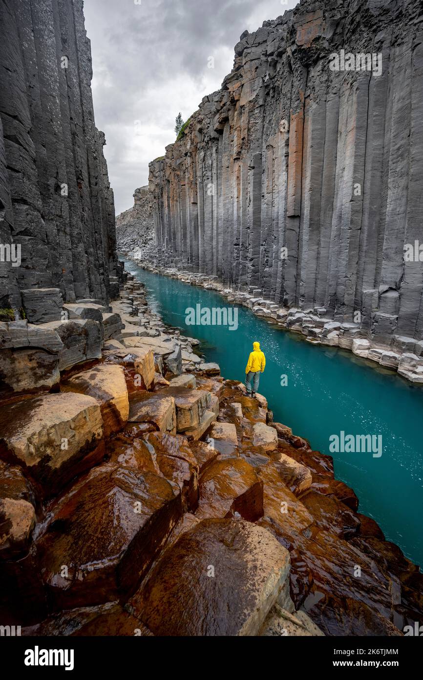 Stuolagil canyon iceland hi-res stock photography and images - Alamy
