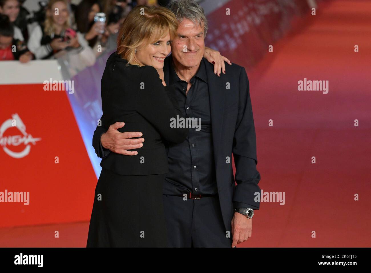Rome, Italy. 15th Oct, 2022. Isabella Ferrari (l) and Renato De Maria ...