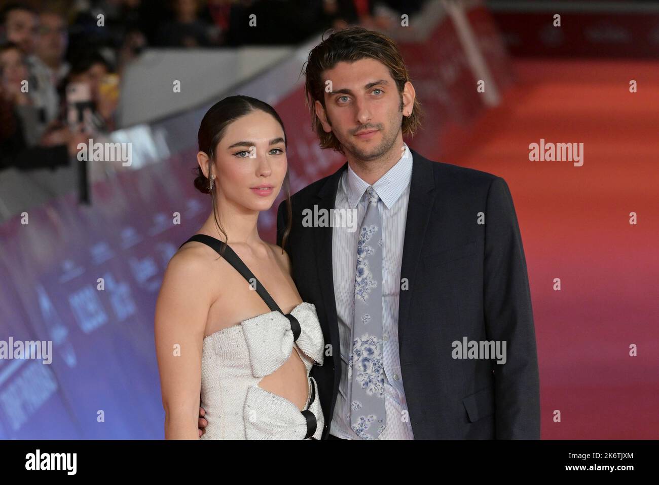 Rome, Italy. 15th Oct, 2022. Matilda De Angelis (l) and Pietro ...