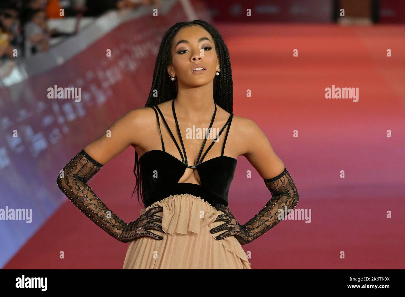 Rome, Italy. 15th Oct, 2022. Coco Rebecca Edogamhe attends the red carpet of the movie ...