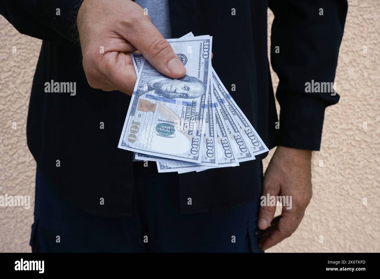 Handing over letter man hi-res stock photography and images - Alamy