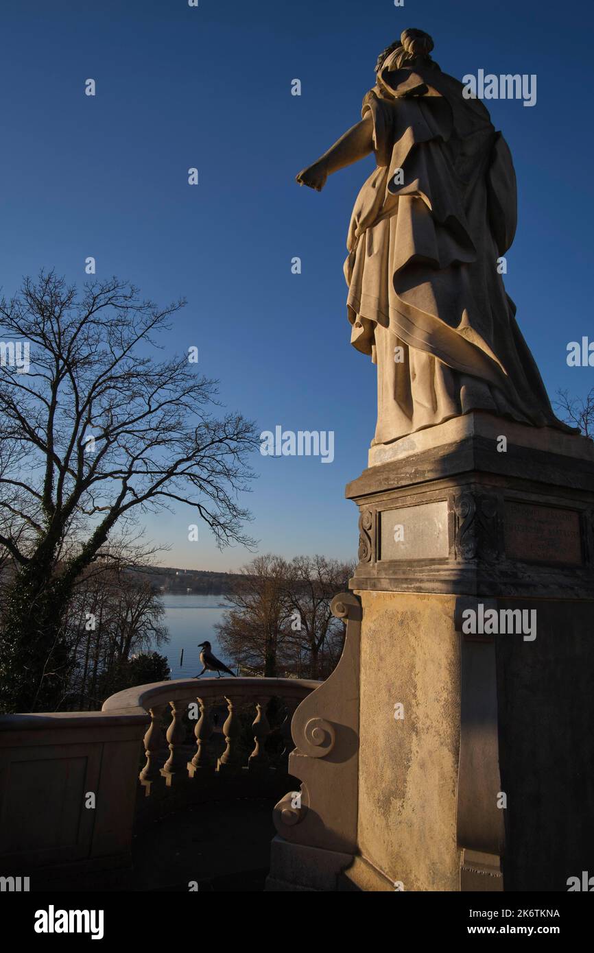 Germany, Berlin, 02. 03. 2021, Borussia, monument, Latin word for ...