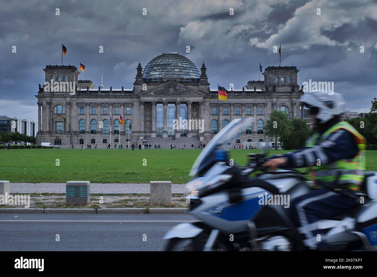 Germany, Berlin, 27. 08. 2020, Reichstag building, German Bundestag ...