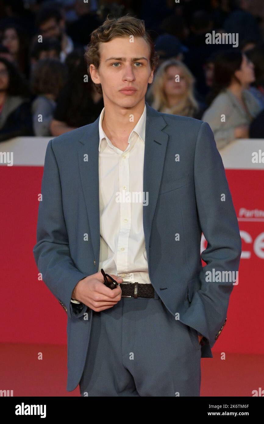 Mattia Carrano attends the red carpet of the movie "Rapiniamo il duce ...