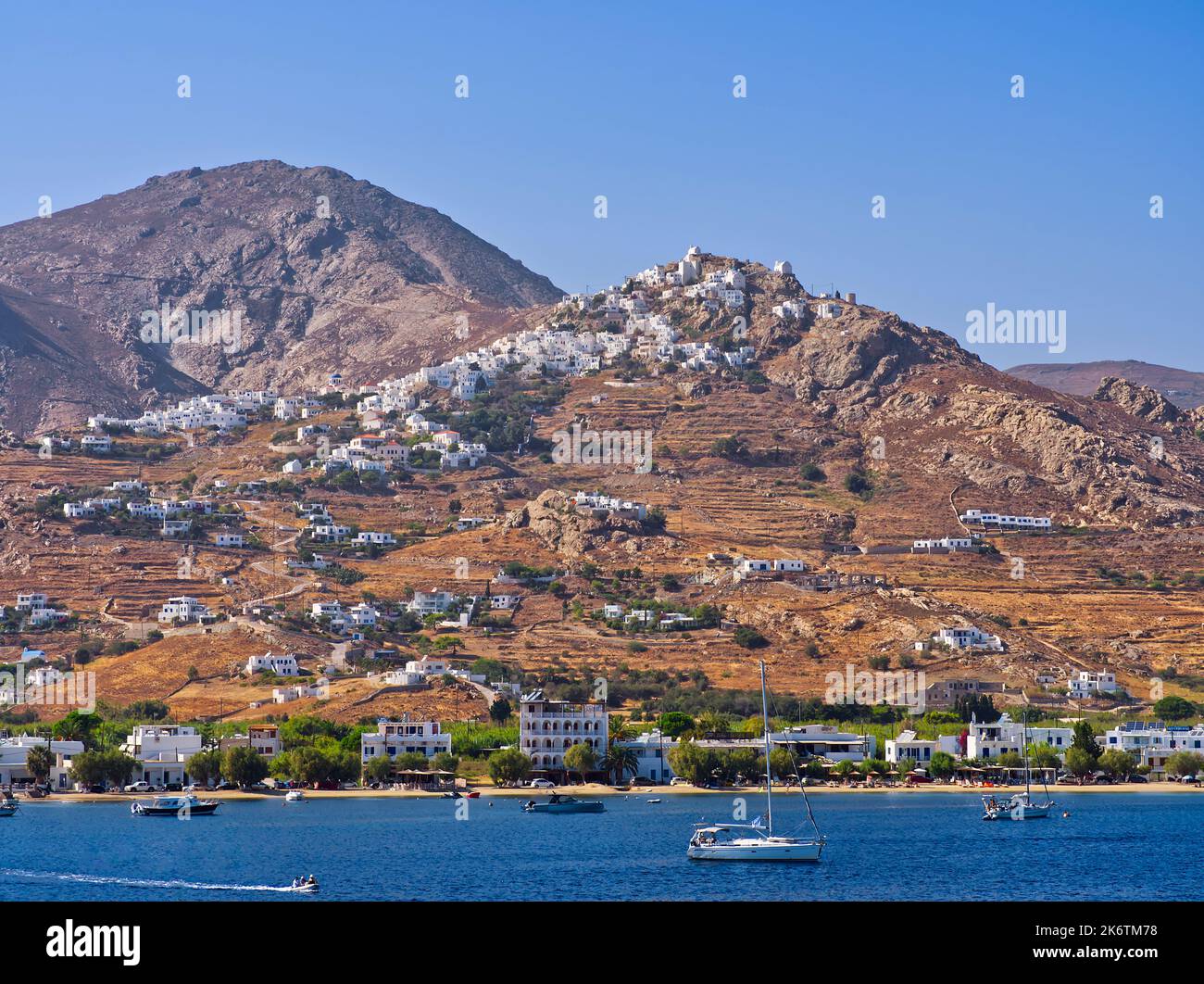 View of Serifos greek island Stock Photo - Alamy