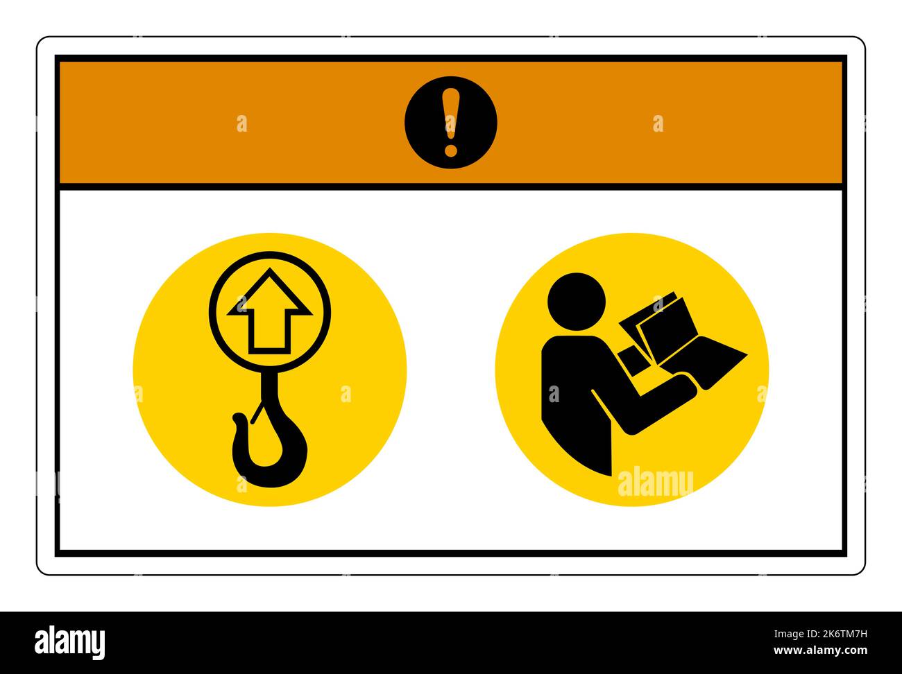 Warning Lift Point Symbol Sign Isolate on White Background,Vector ... Warning Lift Point Symbol Sign Isolate on White Background,Vector ...