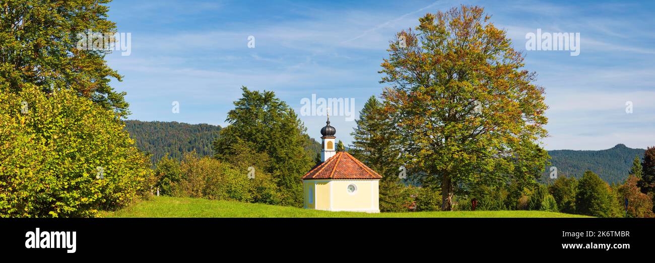 Maria Rast Chapel, Buckelwiesen between Mittenwald and Kruen ...
