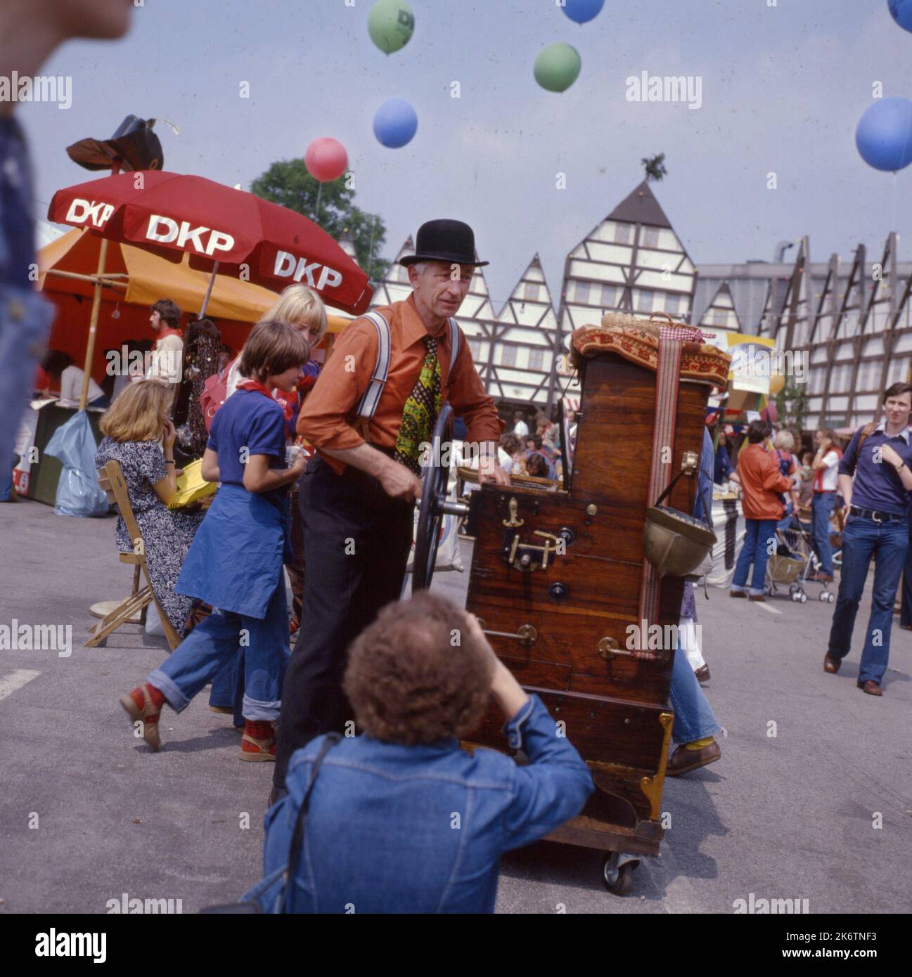 Essen. UZ Festival of the DKP newspaper Unsere Zeit 1979 Stock Photo - Alamy