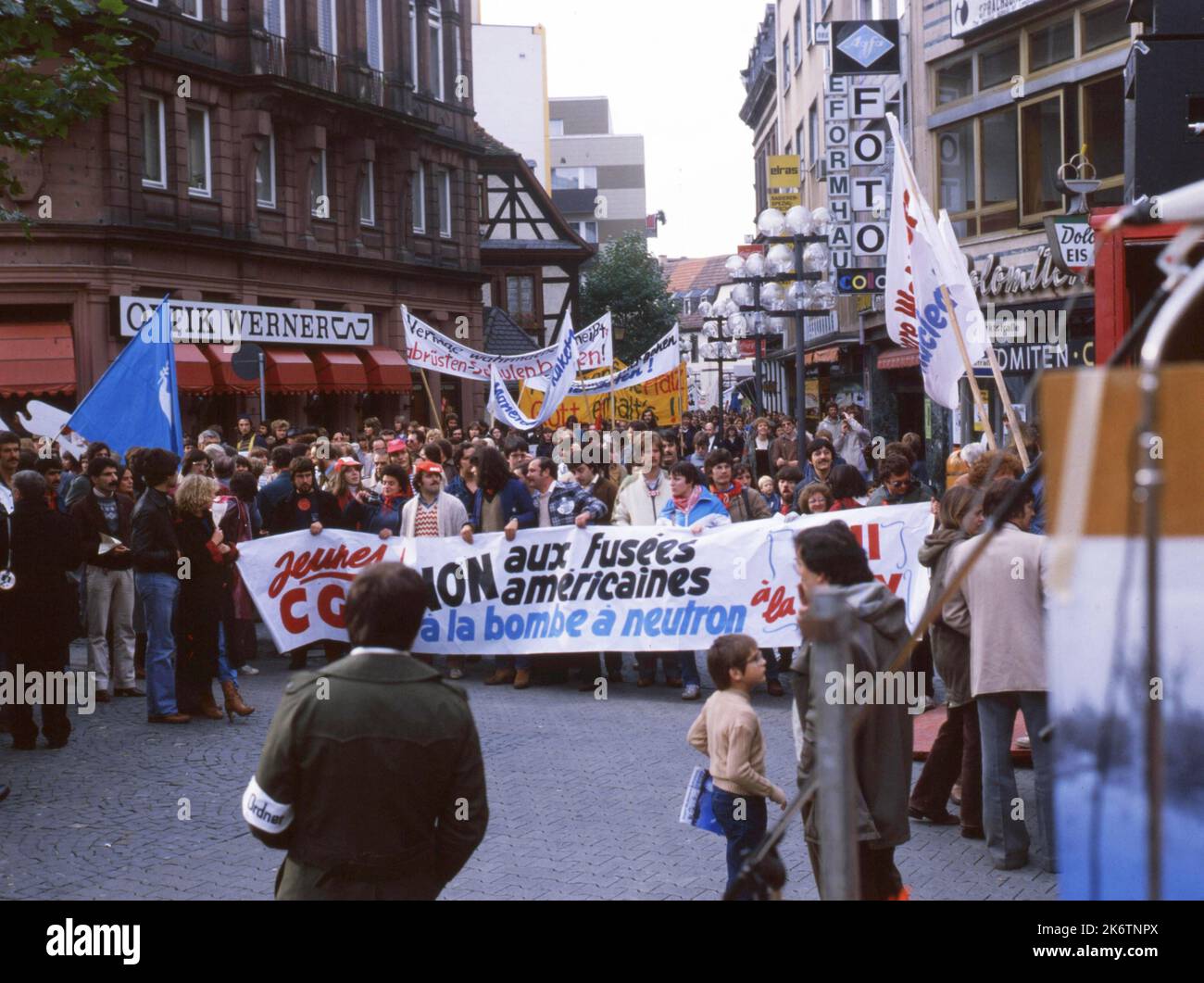Ruhr area. Peace movement. Nuclear missiles, 80s Stock Photo - Alamy