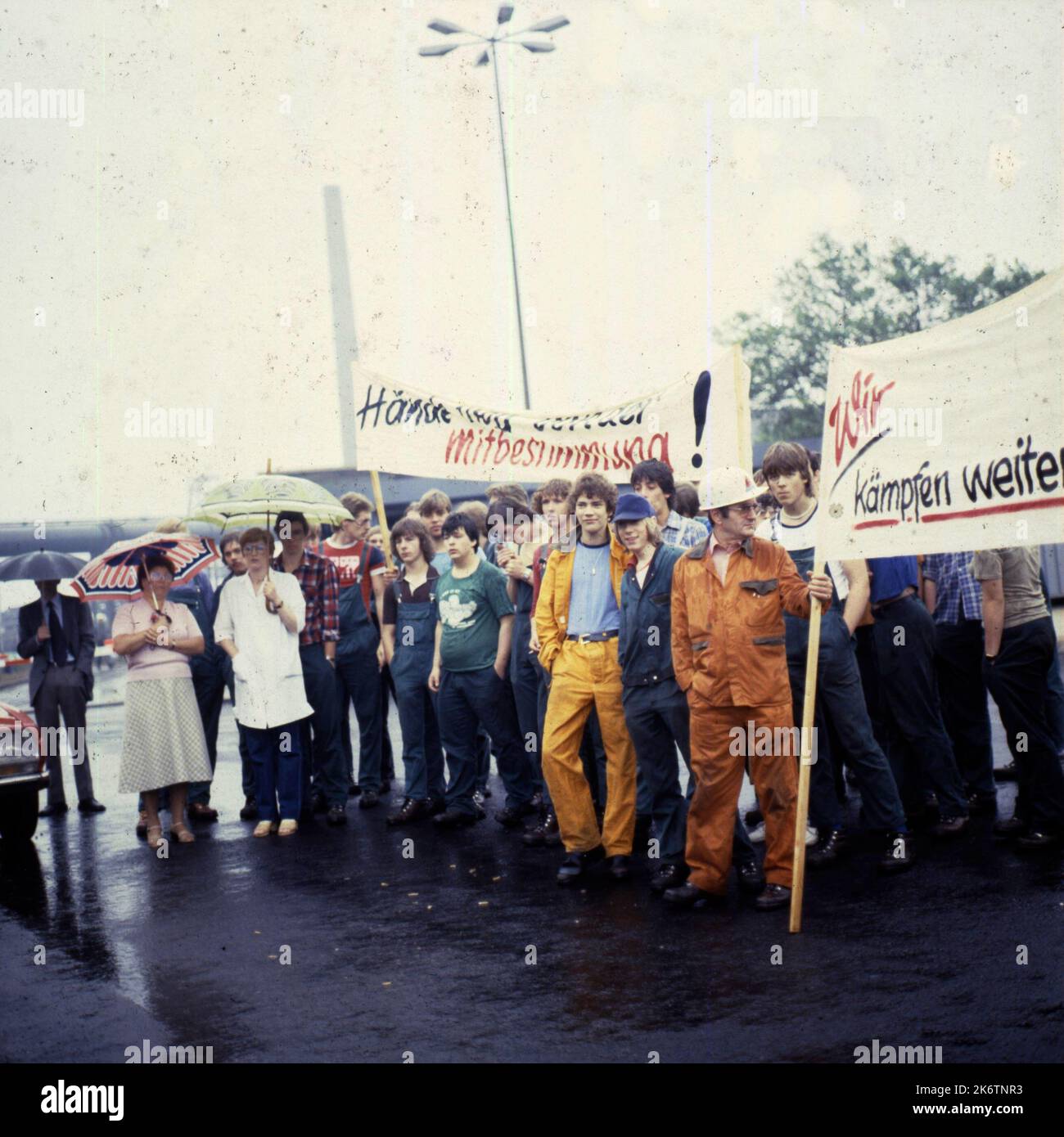 Dortmund. DGB For co-determination 80s Stock Photo - Alamy