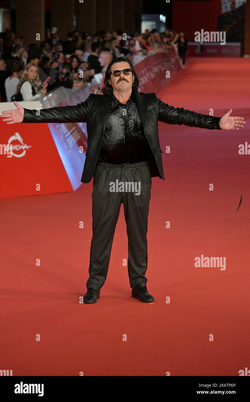 Alberto Astorri attends the red carpet of the movie "Rapiniamo il duce ...
