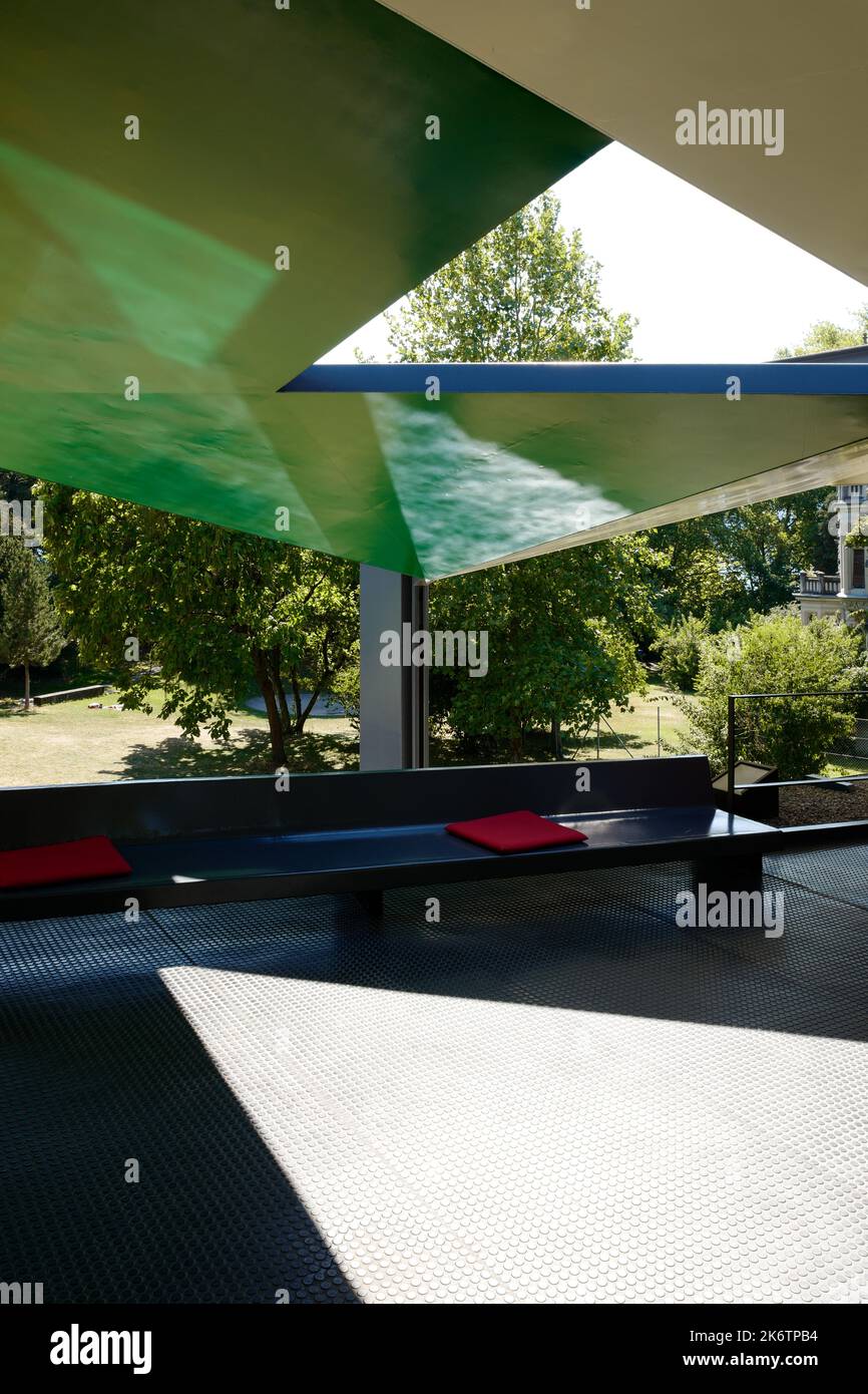 Pavillon Le Corbusier (previously Centre Le Corbusier / Heidi Weber Museum), completed in 1967 ...