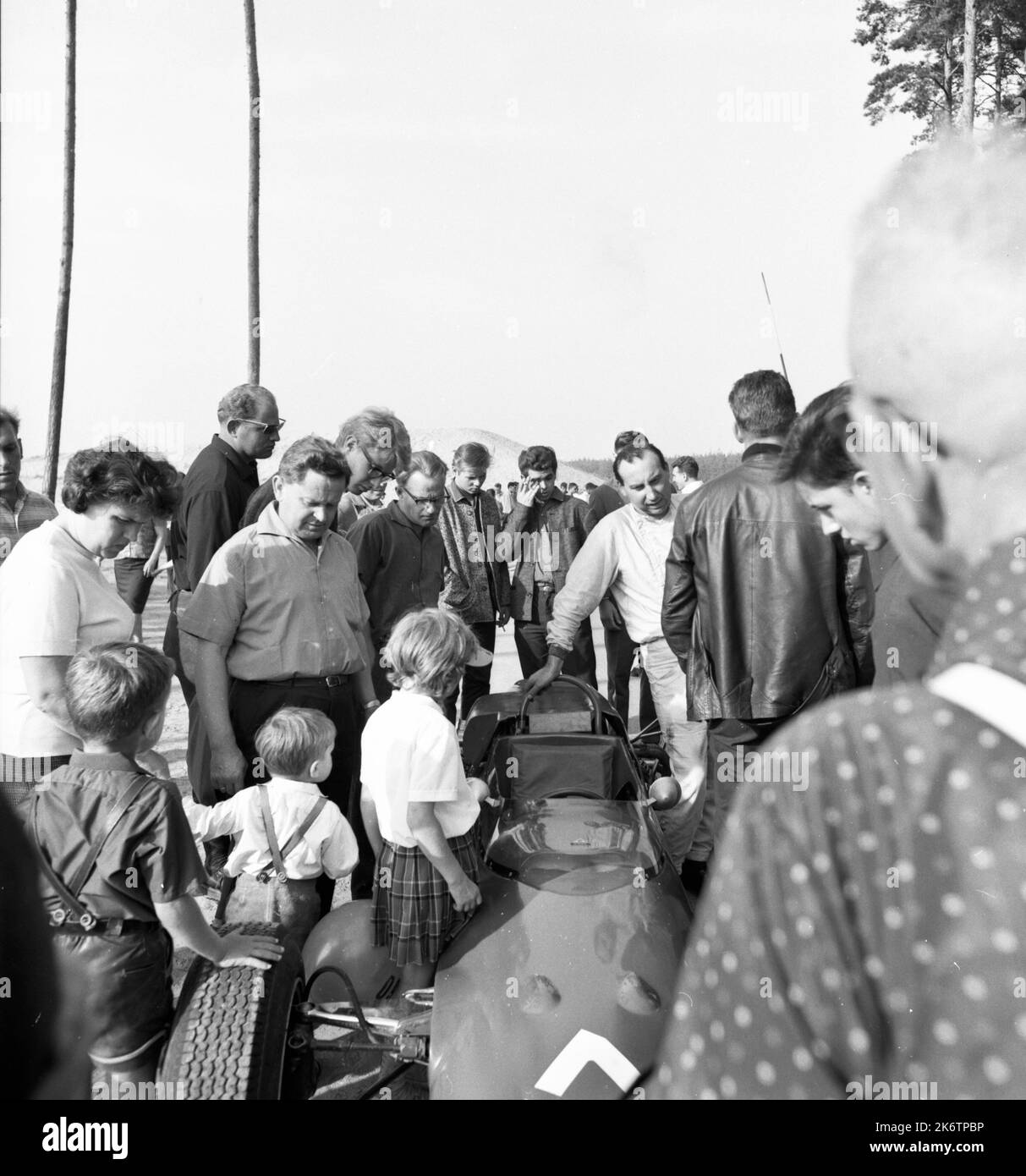 The training of the racing drivers at the Hockenheimring, here in 1965 ...