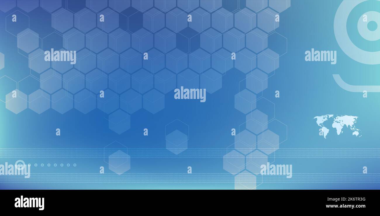 Blue scientific or medical background. Abstract background with ...