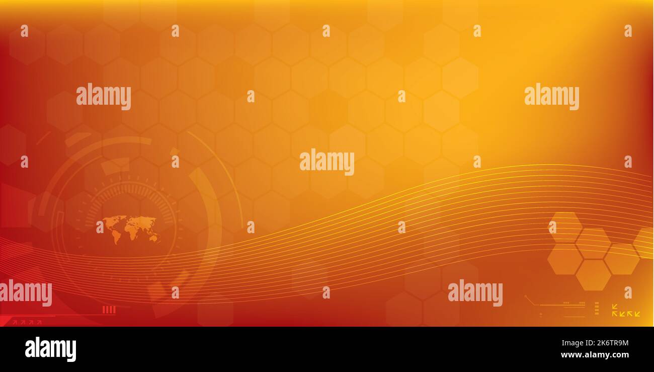 Yellow scientific or medical backgrounds. Futuristic abstract ...