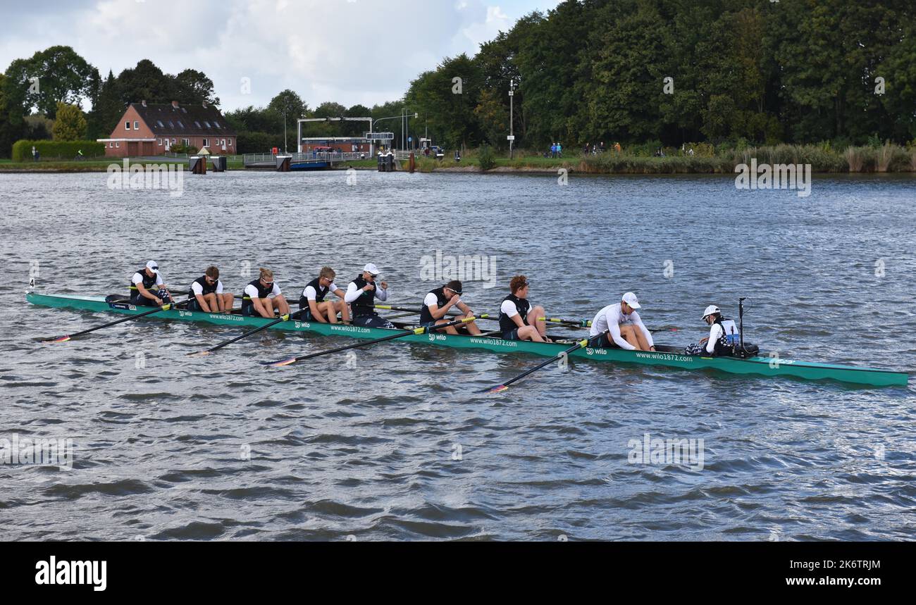 Rowing Eight, Rowing 8, German National Team at the Canal Cup on the ...