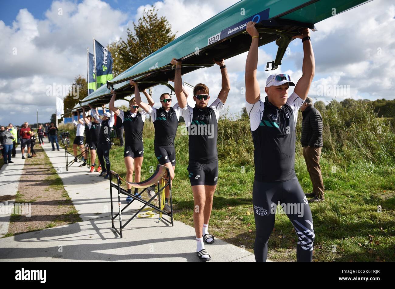 Rowing Eight, Rowing 8, German National Team at the Canal Cup on the ...