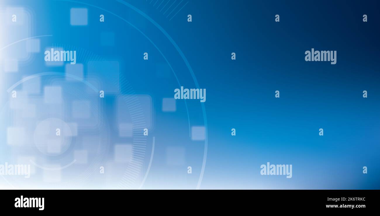 Abstract background with geometric tech shapes, blurred square shapes ...