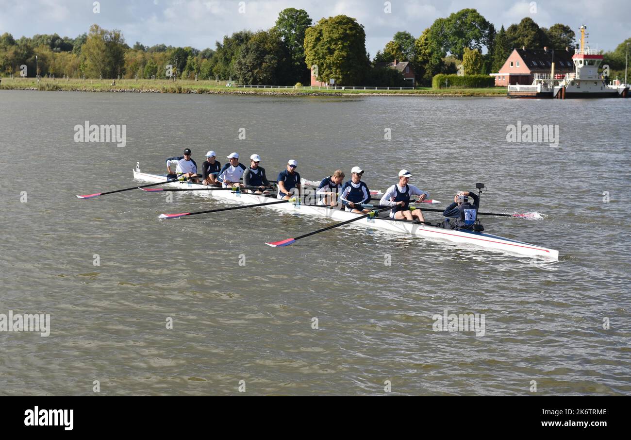 Rowing Eight, Rowing 8, USA National Team at the Canal Cup on the Kiel ...