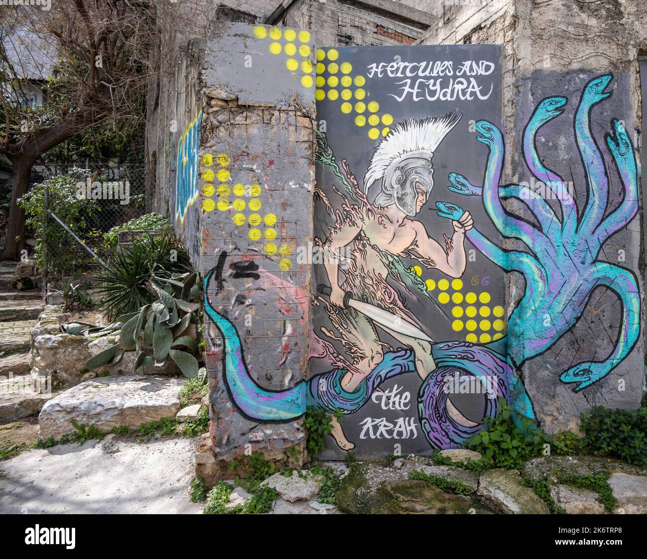 Graffiti, Athens, Greece Stock Photo - Alamy