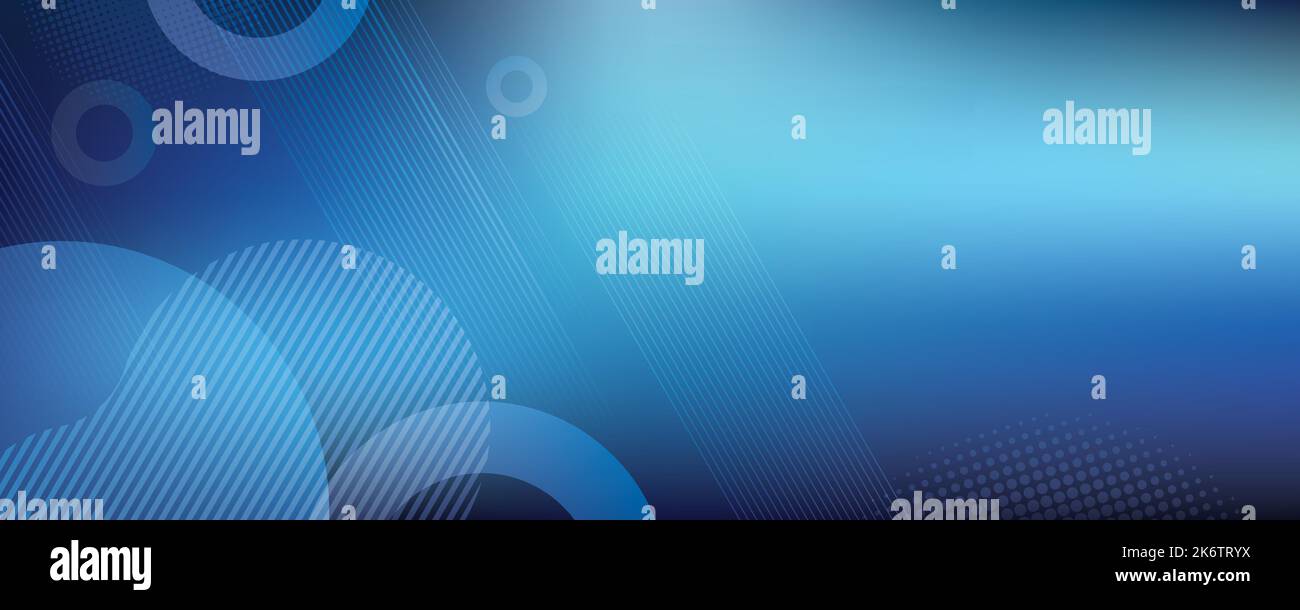 Blue modern background in vector illustration with glow and movement ...