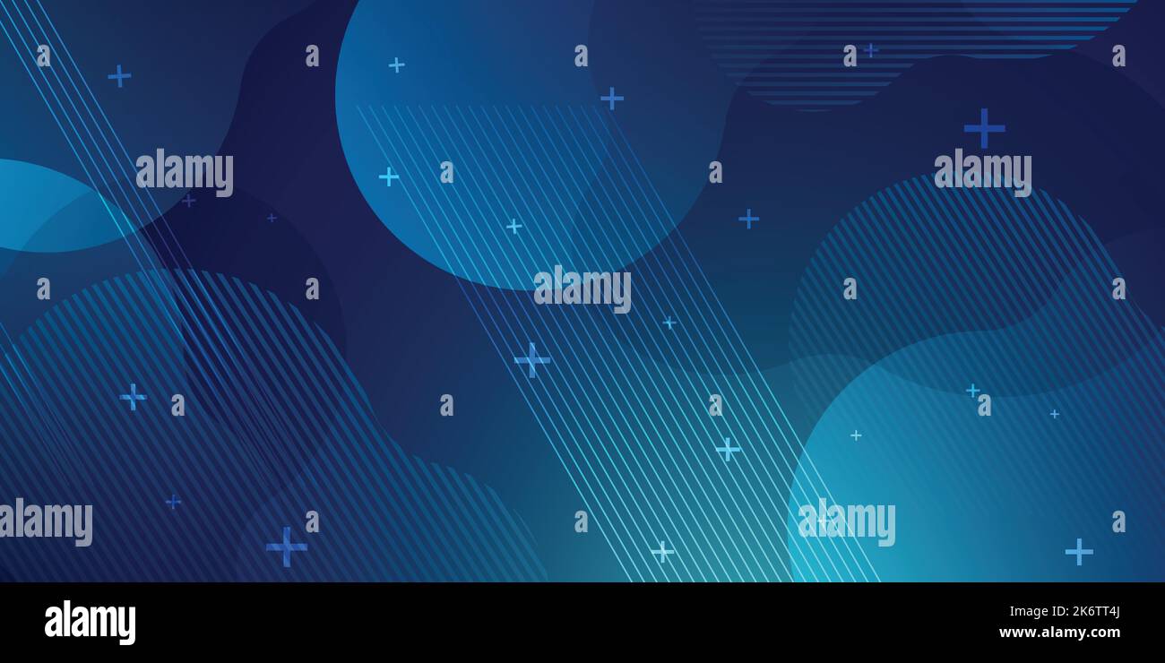 Blue modern background in vector illustration with glow and movement ...