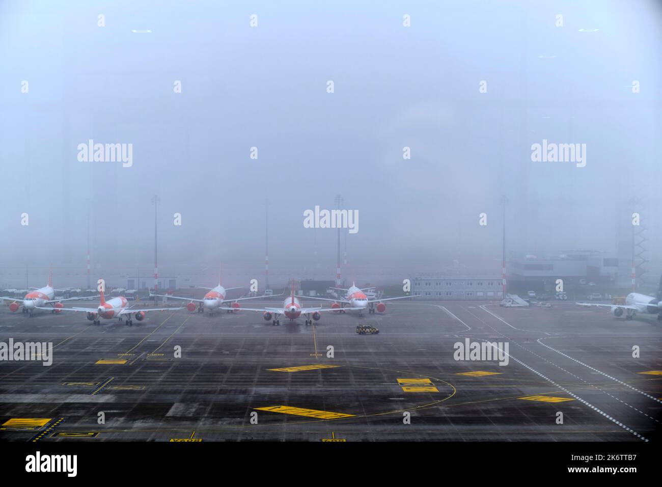 Germany, Berlin, 25. 11. 2020, BER, visitors' terrace, Terminal 1 ...