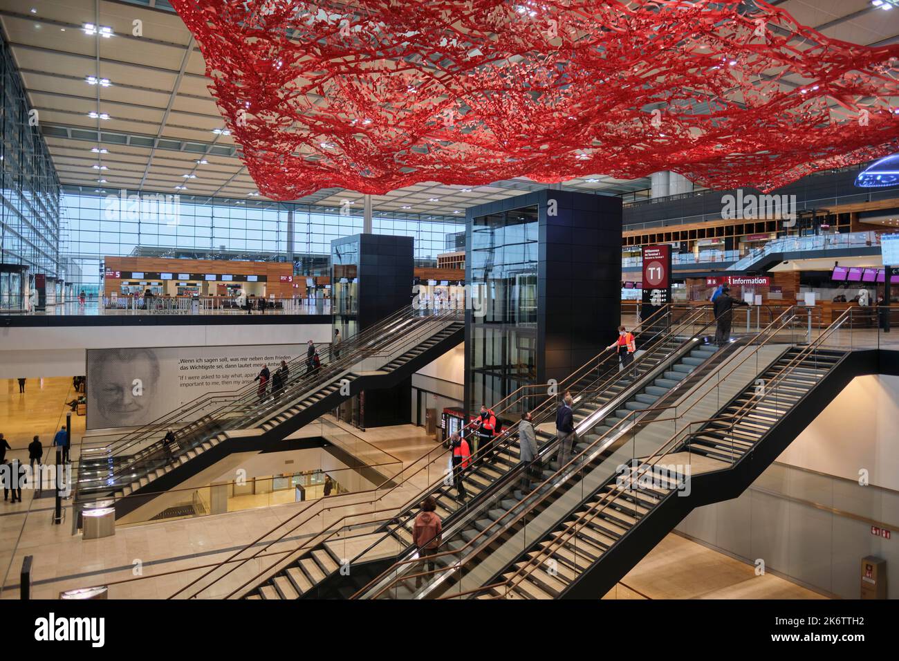 Germany, Berlin, 25. 11. 2020, BER, Handling, Terminal 1, Flying Carpet ...