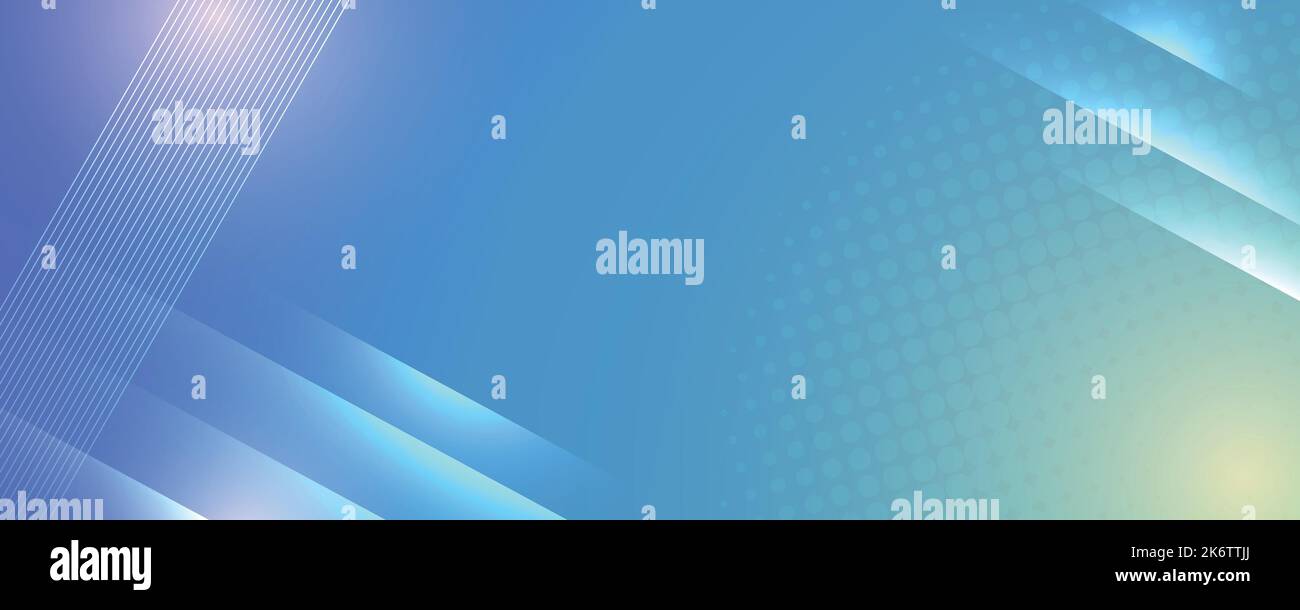 Abstract modern blue background with bright elements, parallel lines ...